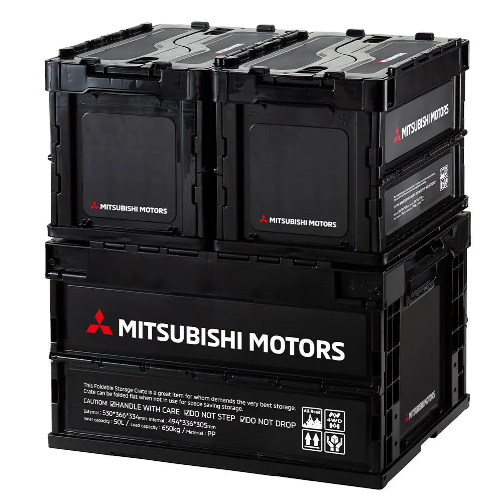 MITSUBISHI MOTORS 折りたたみコンテナボックス ブラック 50L/20L – MITSUBISHI MOTORS ONLINE ...